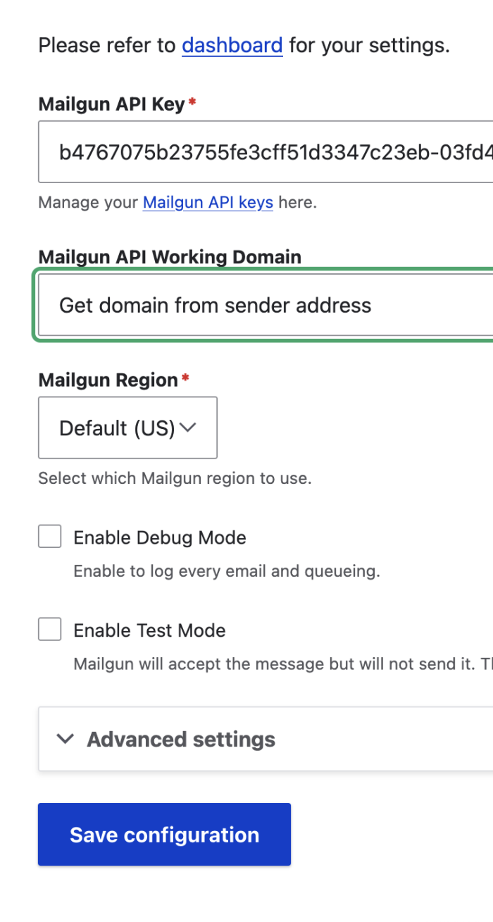 Drupal + Mailgun: A Simple Setup for Transactional Email | Picozzi.com